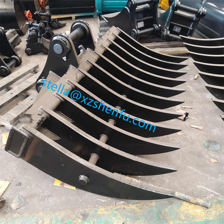 20T Excavator Bucket Root Rake Sieve Rake Construction Machinery Farm ...