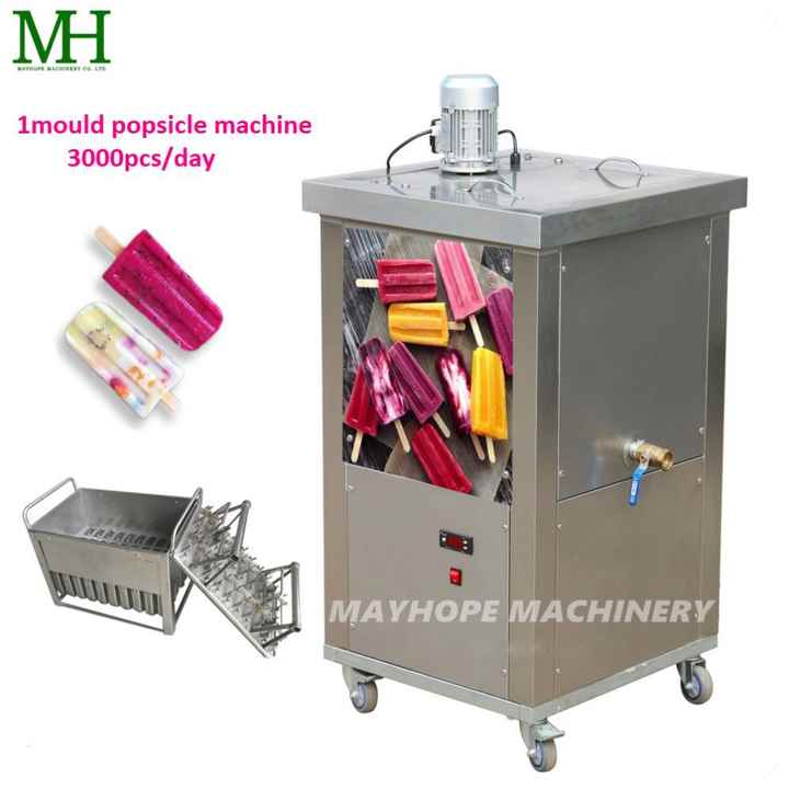 1 Mould Milk Stainless Steel Lolly Cream Popsicle Make Stick Bar Ice ...