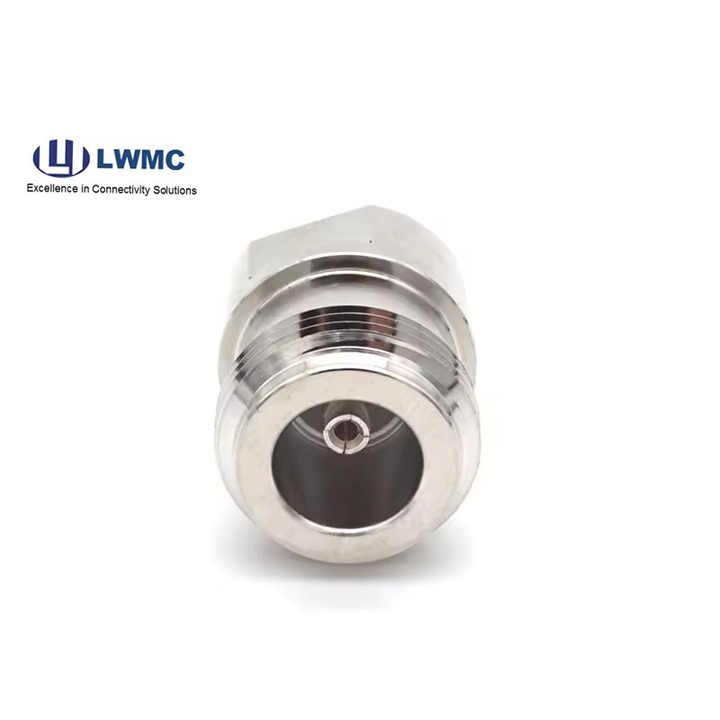 LWMC 50Ohm Brass PTFE Female Connector Panel Mount for RF Applications ...