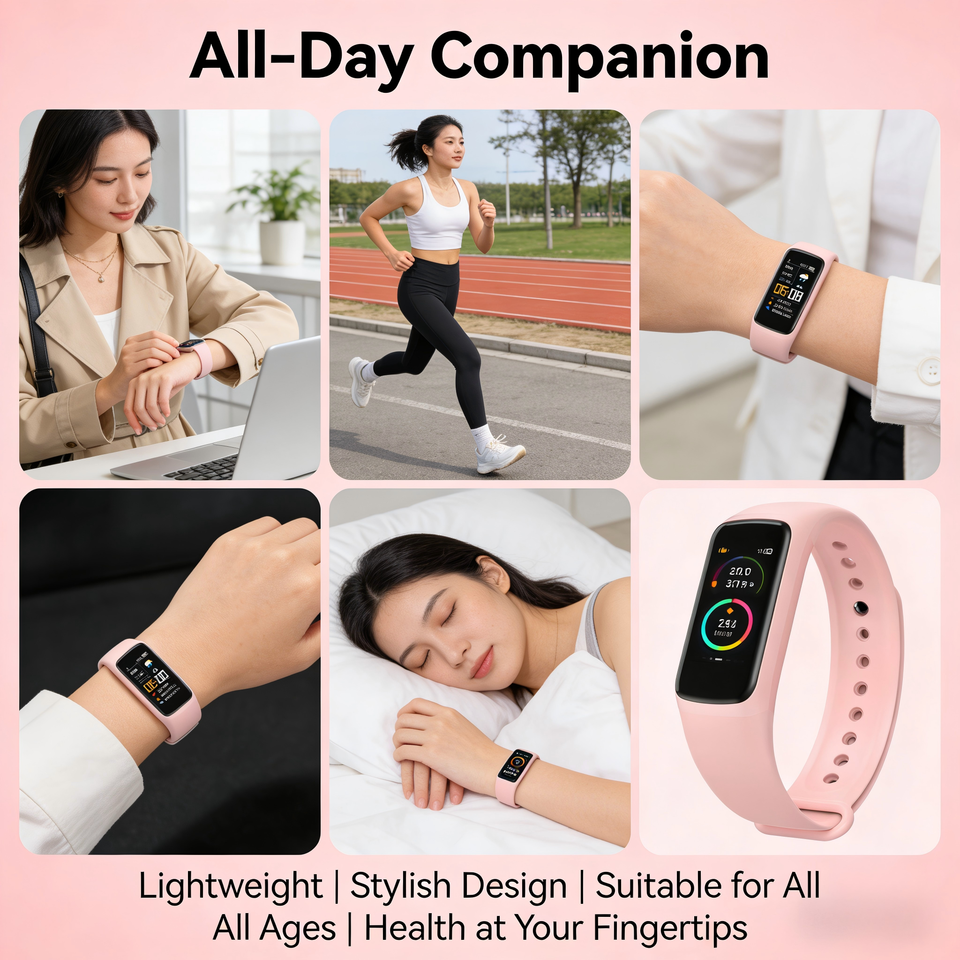 2026 New Model Android Fitness Tracker Smart Bracelet Step Counting ...