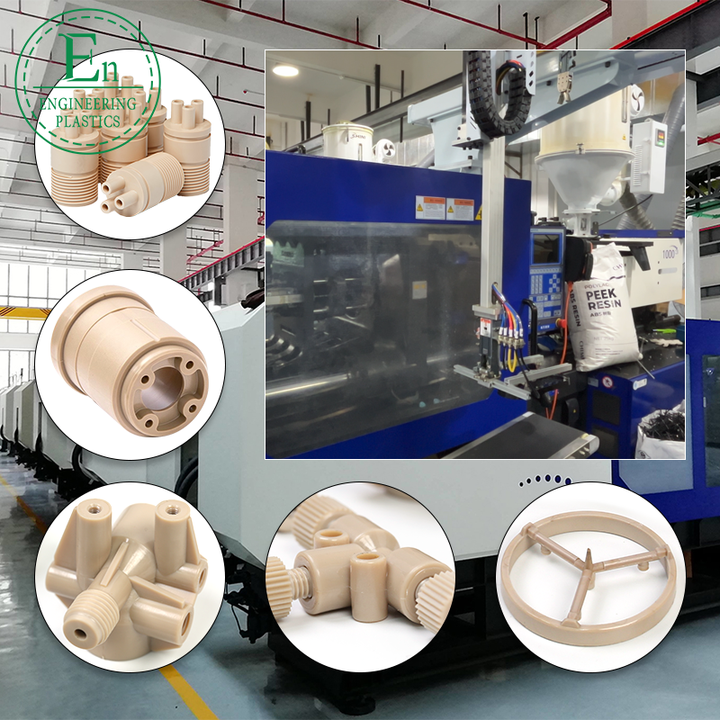 Professional Custom Size PPS Profiled Parts Molded Parts Products Peek ...