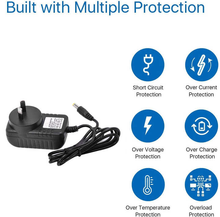 5V 3A CCTV WiFi AC to DC Power Adapter with ABS Material Plug in ...