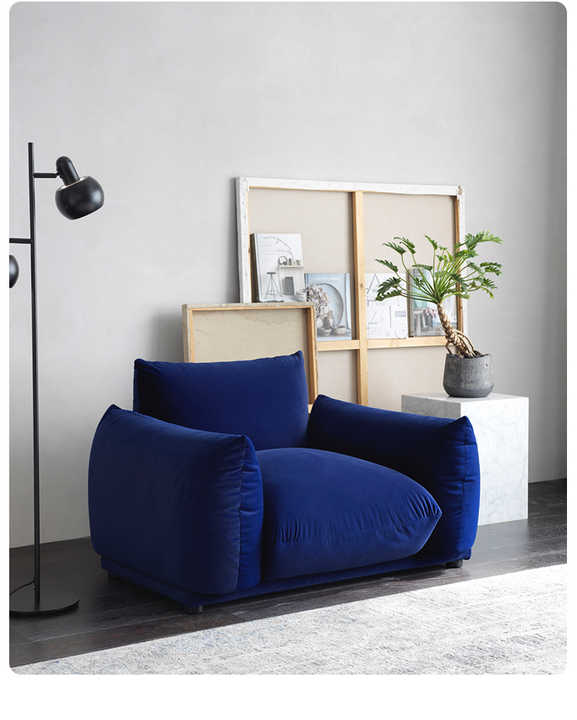 Customized Italian Marenco Style Sponge Sofa Set for Living Room