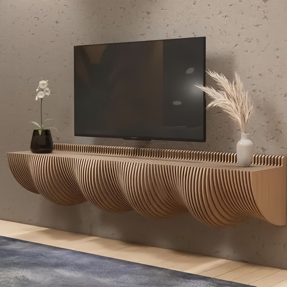 Luxury High End Wooden Decor Shelf Floating Display Rack Stable Quality ...
