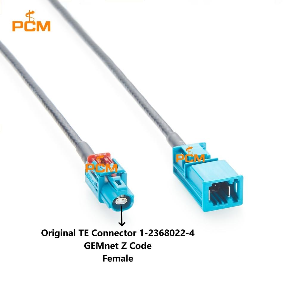 GEMnet Female to MATEnet Male Z Code Automotive Ethernet Extension ...