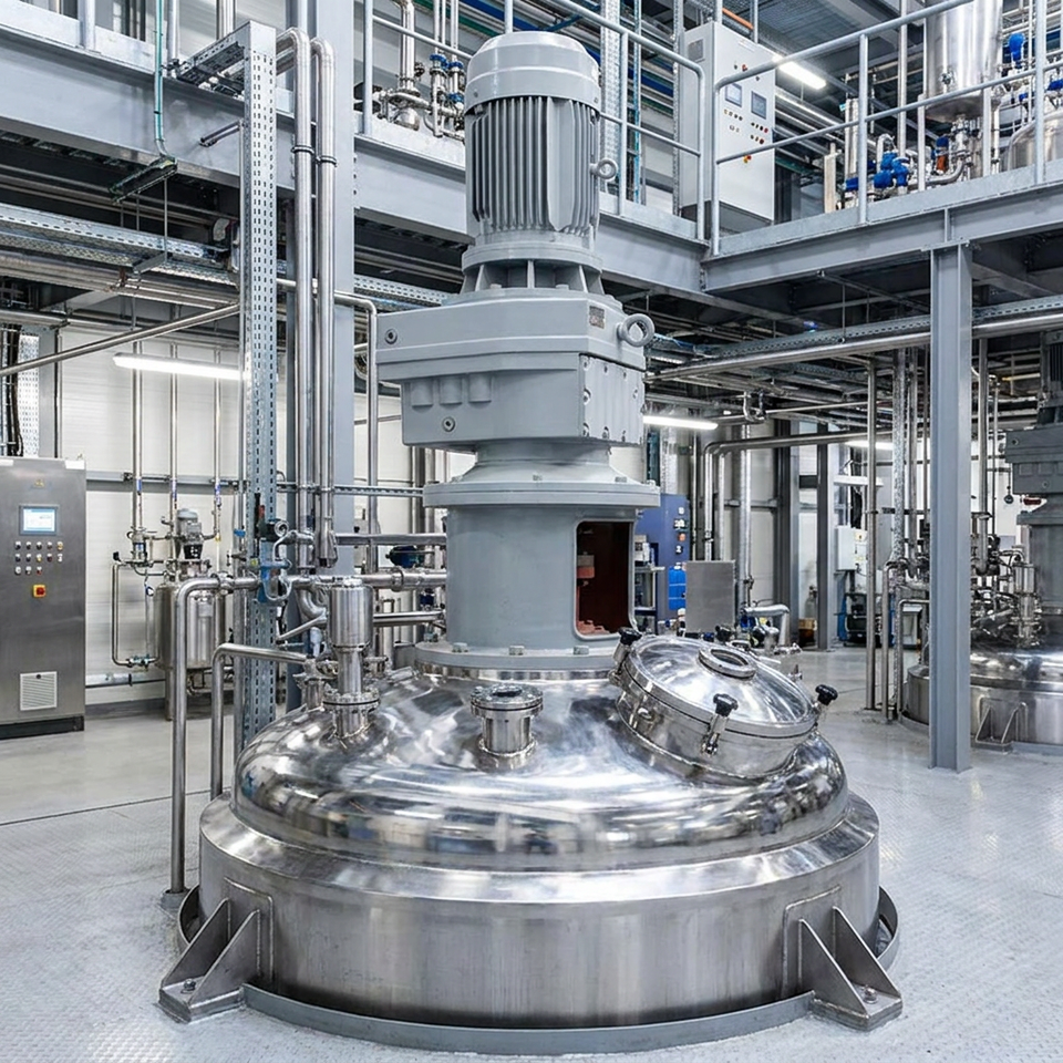 Industrial Liquid Mixer for Chemical Reaction Kettle, High Shear ...