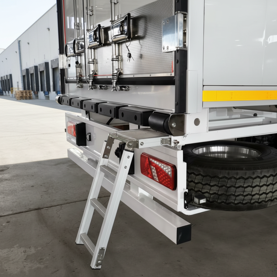 Hydraulic Tailboard Refrigerated Semi-Trailer Easy Loading & Unloading ...