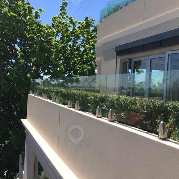 Optima CrystalClear Spigot Glass Railing with 15mm Tempered Glass ...