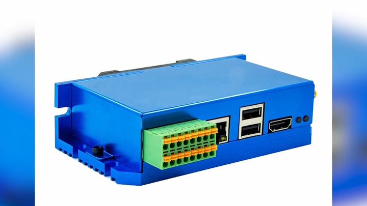 Plc Programming Controller with 4.3 Inch Touch Screen HMI, Industrial ...