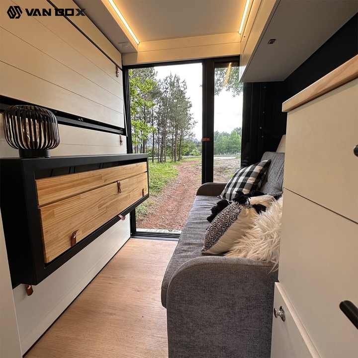 Van Box Camper Vanbox Sprinter With Bathroom Campervan Camperized Slide ...