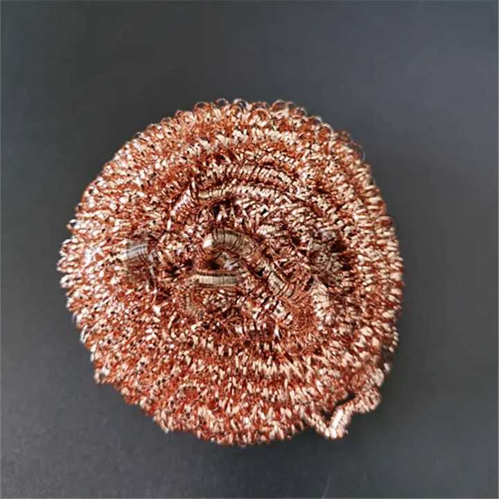 100% Pure Copper Spiral Scourer - Efficient Kitchen Cleaning