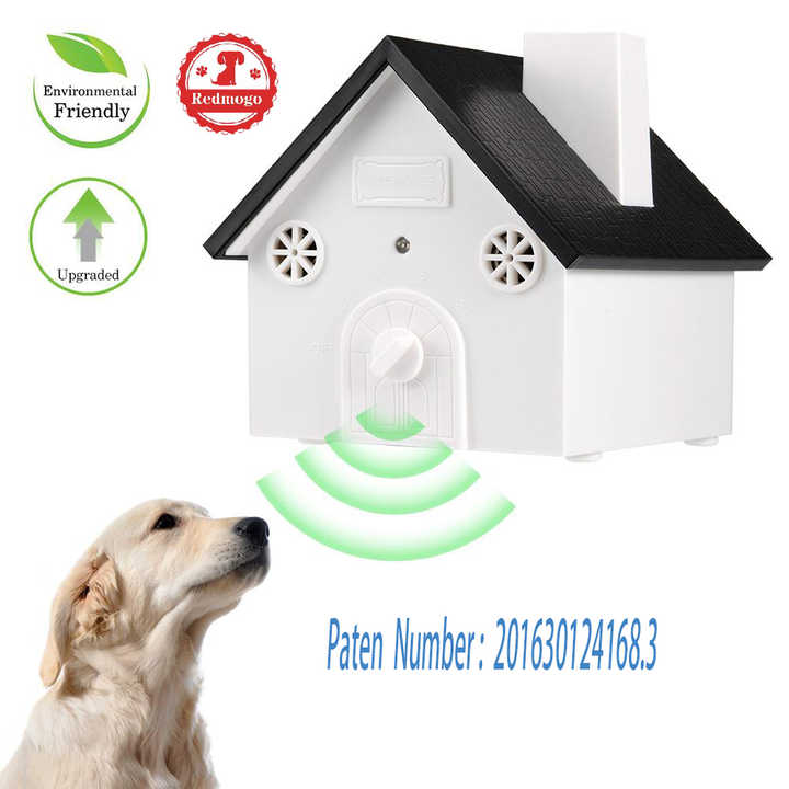Rechargeable Outdoor Ultrasonic Bark Deterrent Dog Training Tool Stop Barking Anti-Barking ...