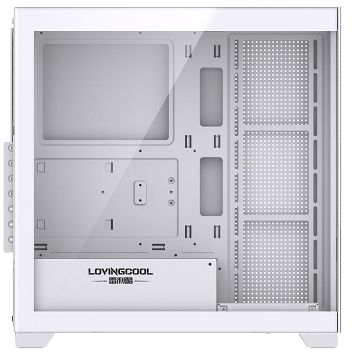 LOVINGCOOL New ATX Gaming Computer Case Cube PC Chassis With Double ...