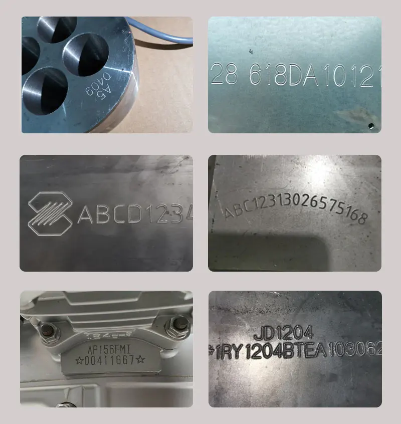 Pneumatic dot peen marking machine Eetal nameplate engraving machine ...