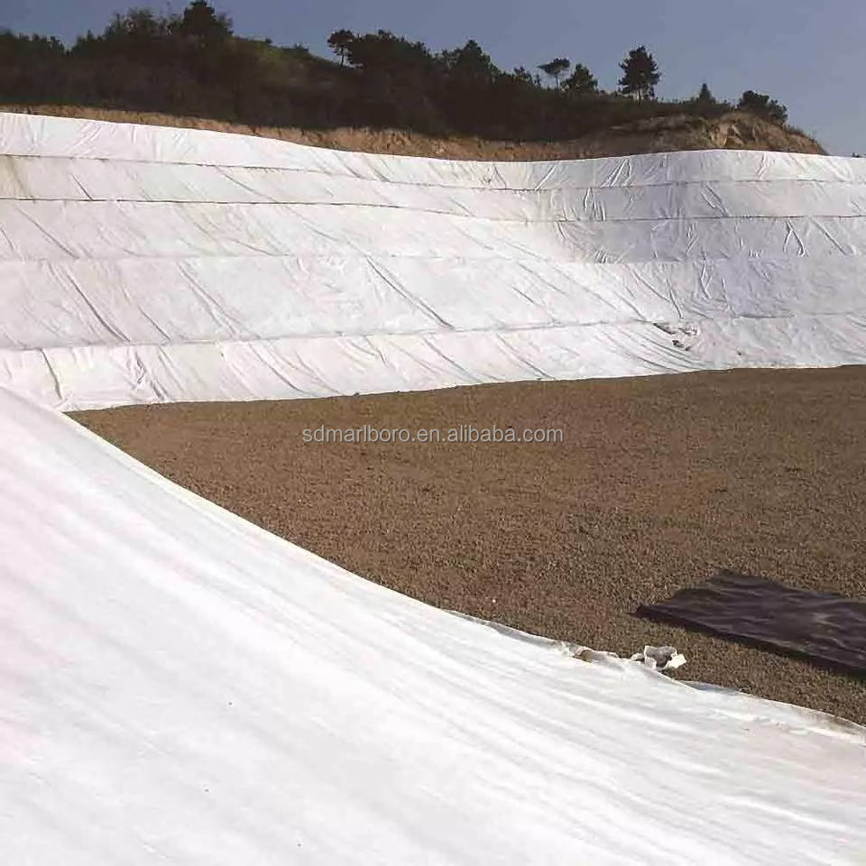 Non Woven Geotextile for Roadbed and Slopes 150g-600g PP/PET Material ...