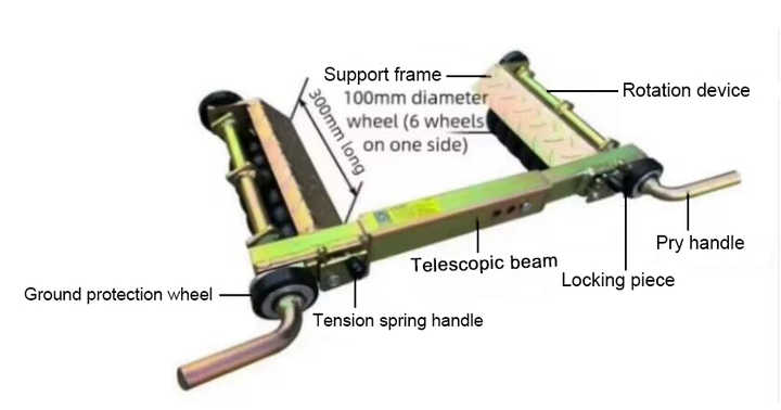 Vehicle Tools Moving Dolly Self-jacking Skates Recovery Skates Dolly ...