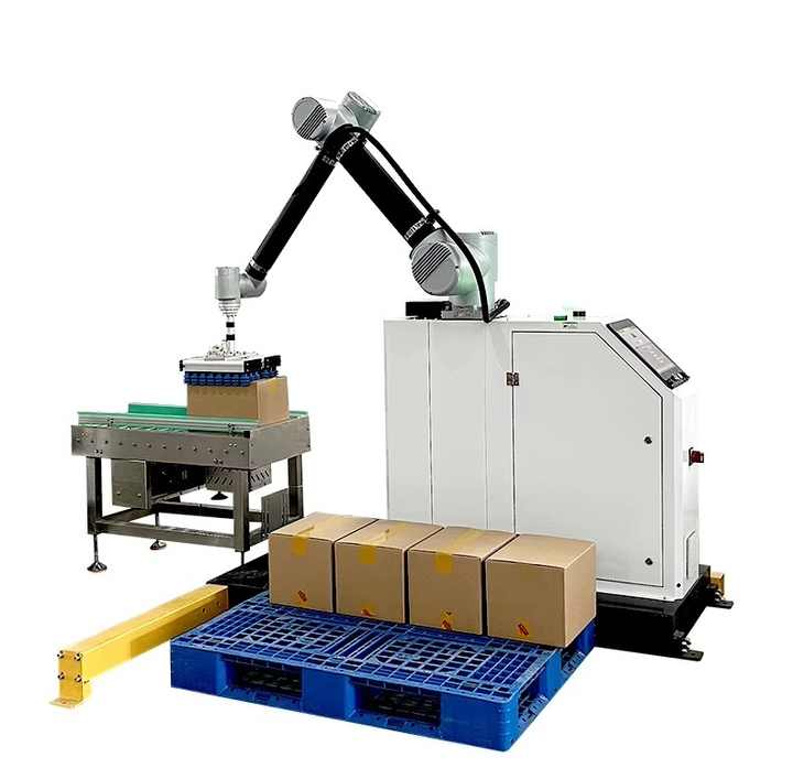 Collaborative Palletizer PLC Bearing Motor 30kg Robot Stacker Case ...