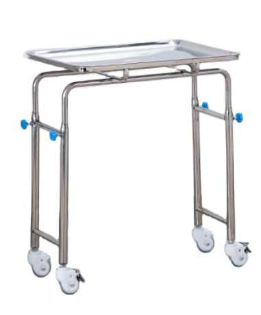 Mobile Workstation Medical Trolley Sit Stand Table Gas Spring Height ...