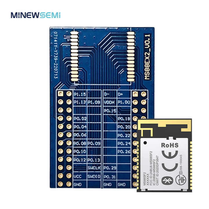 Minewsemi Nordic Nrf52840 Bluetooth 5.0 Low Energy Module