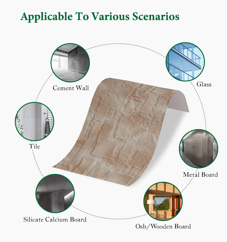 Rinsun Source Factory Mosaic Travertine Flexible Stone Sillar
