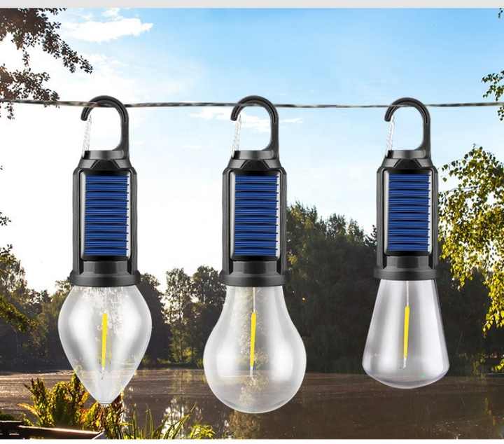 Solar Camping Lights - Durable, Rechargeable, and Bright