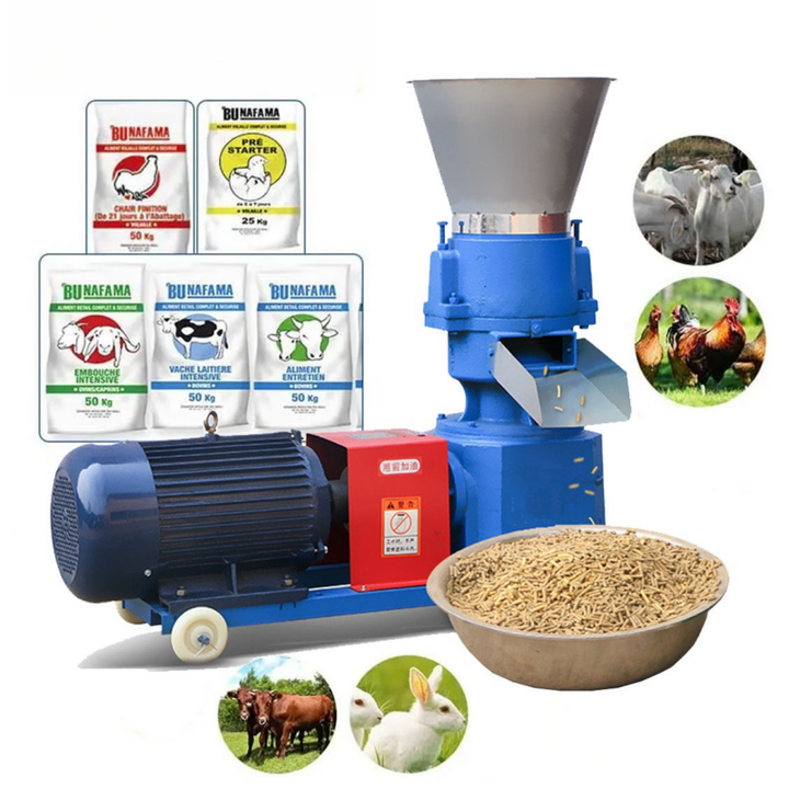New High Productivity Alloy Material Wood & Feed Pellet Press Machine ...