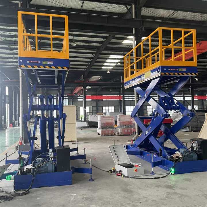 Hydraulic Fixed Scissor Lift Platform Lift Electric Large Tonnage ...