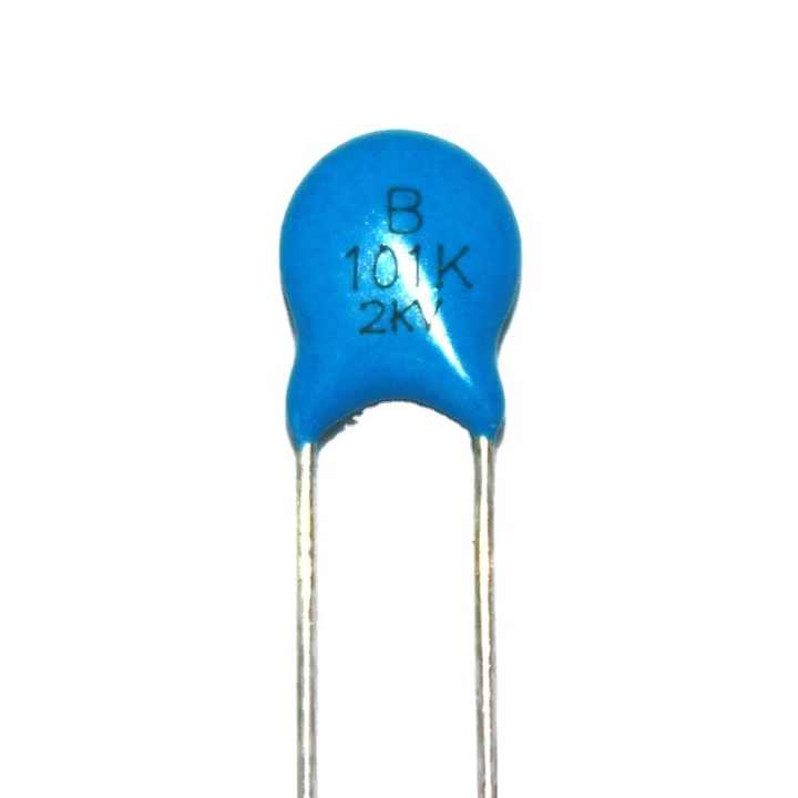 Disc Type High Voltage Ceramic Capacitor 101k 2kv With Recycle System ...
