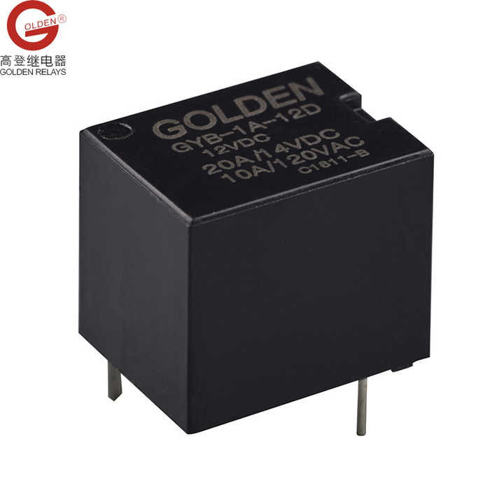 Golden Relays GYB-1A-12D 12VDC SPNO Relay, 5 Prong, 5A/10A/20A ...