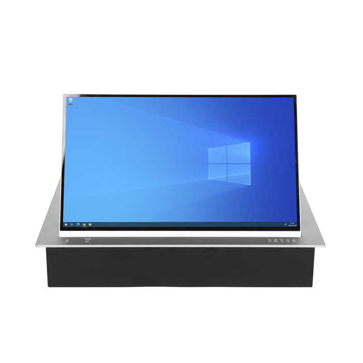 Ultra-thin 15.6" To 23.8" Motorized Lcd Monitor Lift For Conference ...