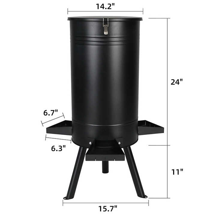 Jh-mech Portable Gravity Deer Feeder - Durable & Efficient
