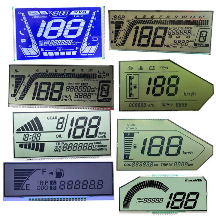 Low Cost Wholesale LCD Odometer - Anti-Glare Motorcycle Display