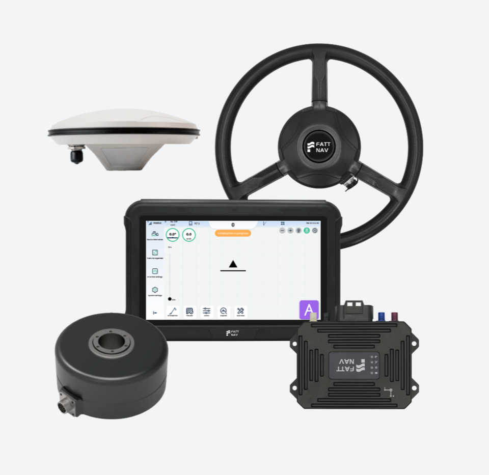 IP67 Waterproof RTK High-Precision Tractor GPS Navigation System 2.5cm ...