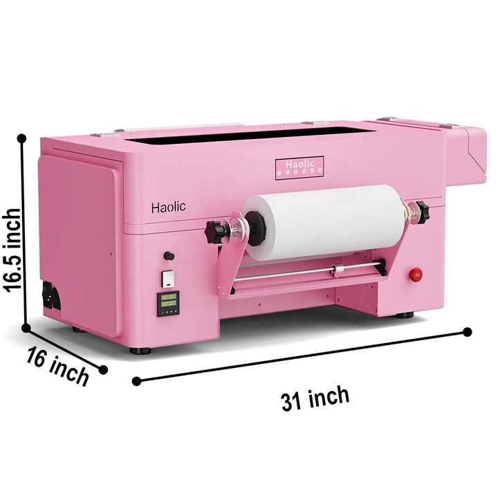 Pink UV DTF Printing Machine Haolic with DX7 A3 High Precision for ...