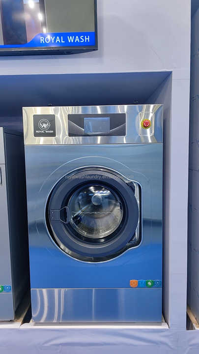 For Royal Wash Fully Automatic Stainless Steel 304 Laundromat 12-33KG ...