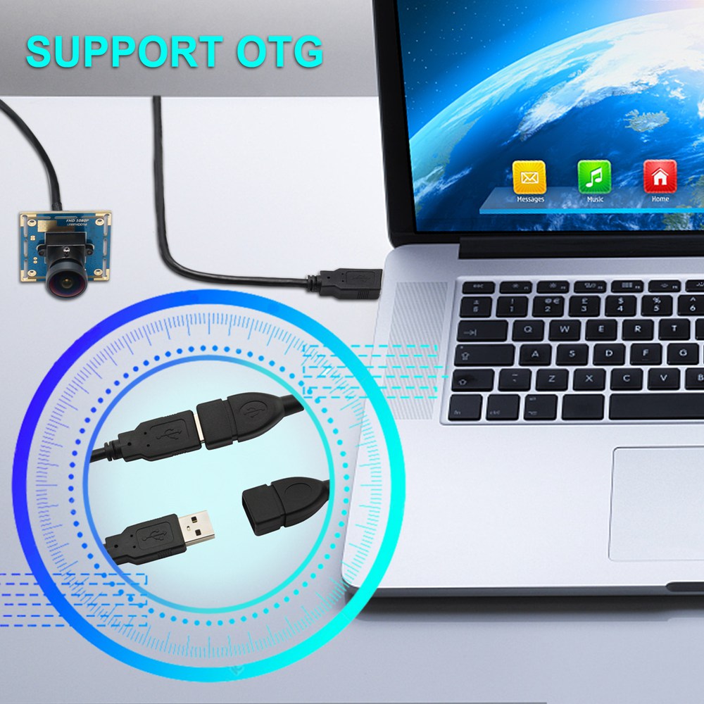 USB2.0 HD UVC Webcams - High Quality for PC & Android