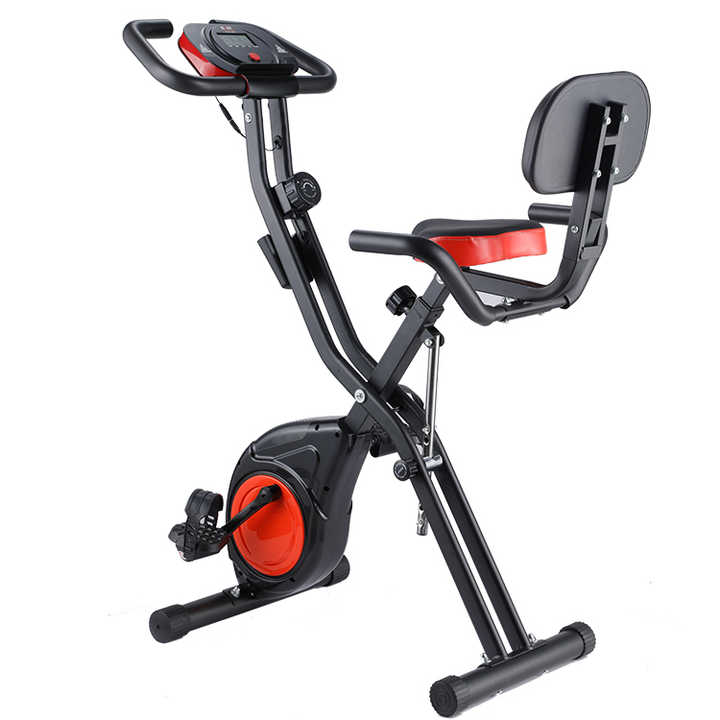 Small Office Fitness Exercise Bike - Folding Magnetic Indoor
