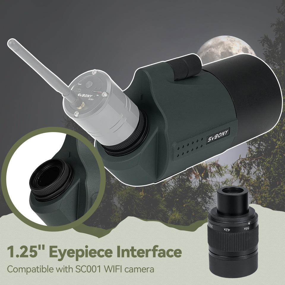 SVBONY SV41Pro Makara Bird Spotting Scope 28-84x 80mm Large Aperture ...