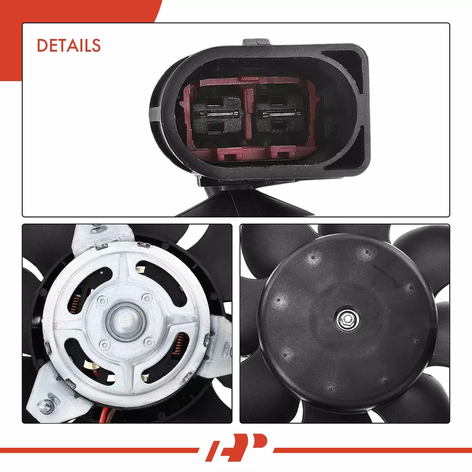 OE 99762412802 99762413202 Radiator Cooling Fan Assembly For Porsche ...