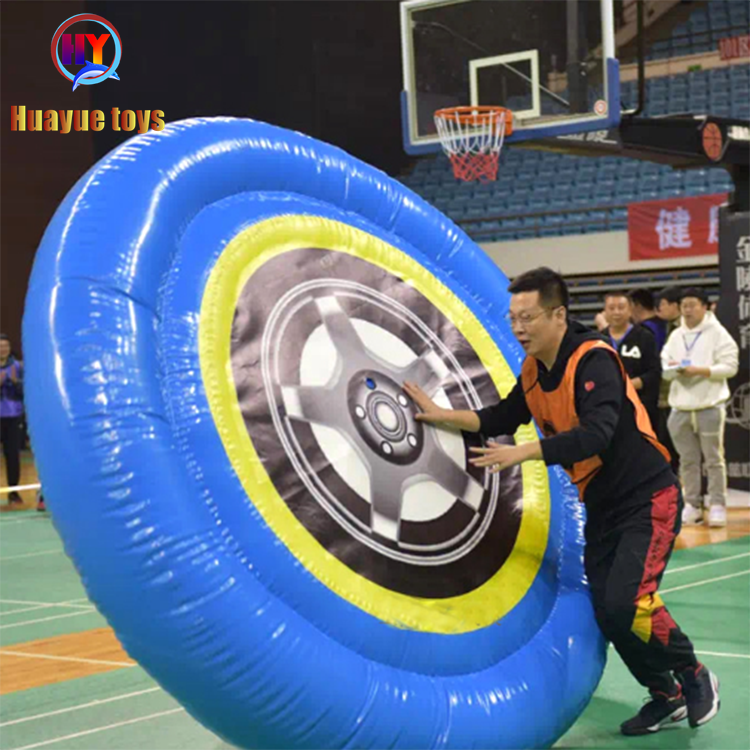 Inflatable Team Building Games - Round Flip It Rolling Sports Game for Sale