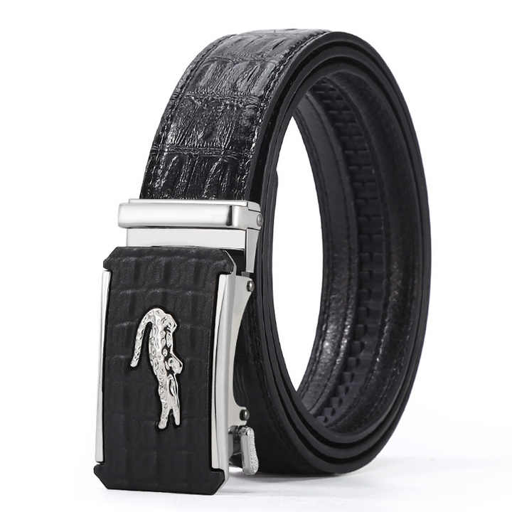 Wholesale Automatic Genuine Cowhide Leather Belts for Men Custom Logo ...