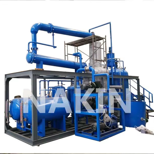 Used Engine Oil Recycle Machine - Waste to Base Oil Refinery