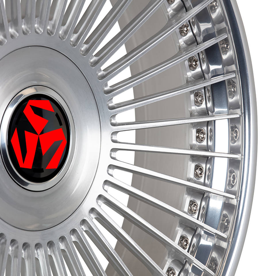 SJ Custom Forged Wheel 2-Piece Polished Chrome Alloy Rims 16-24 Inch ...
