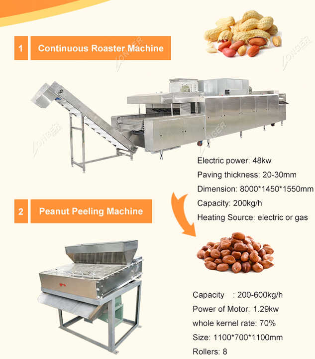 200KG Stainless Steel Automatic Peanut Butter Making Machine Line Nuts Processing Machine Peanut ...