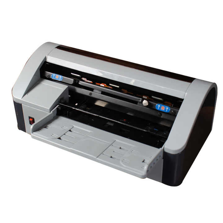 China Manual Name Card Cutter Automatic A3+ Double Business Id Card Die ...
