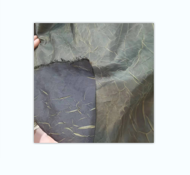 Supplier Custom Colors Crinkled Nylon Taslan Fabric Wrinkle Polyamides ...