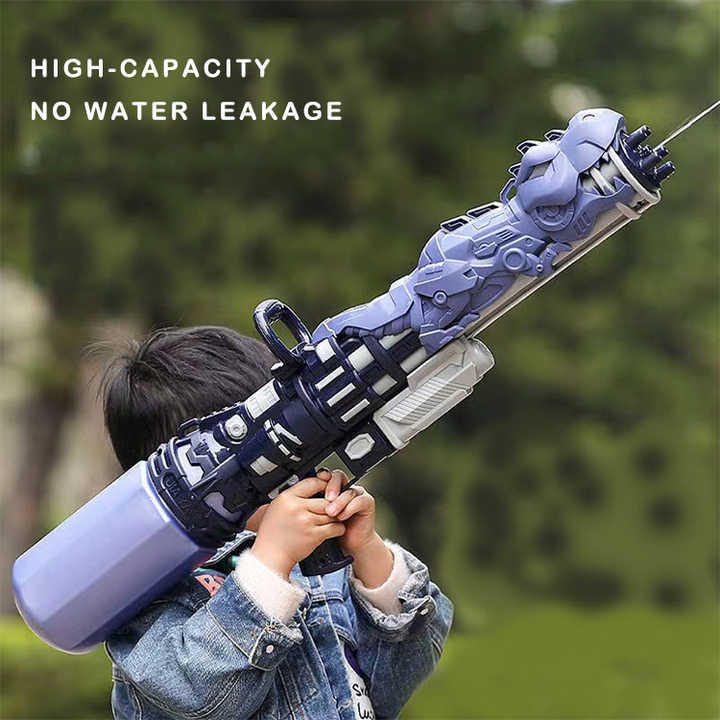 Summer Fun with Big Capacity Water Gun Toy - Large Shark