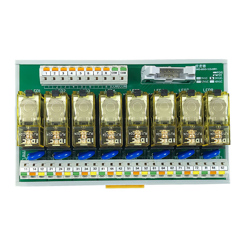 8-Channel Electromagnetic Digital Output Relay Module Varistor High ...