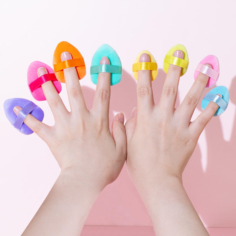 Mini Size Finger Makeup Powder Sponge for Nose and Eye Detailed ...