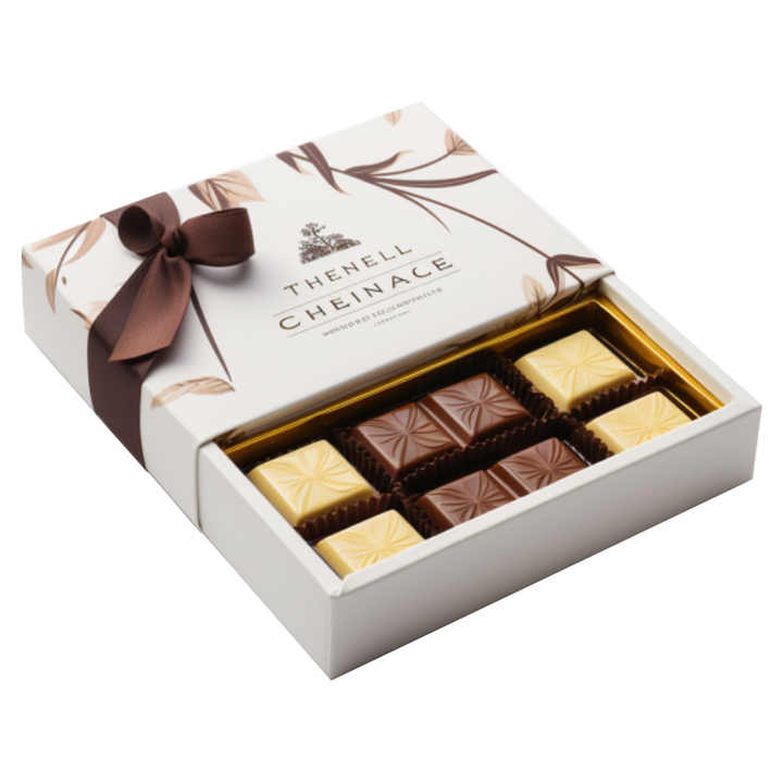 Custom Size Nice Boxes of Chocolates Packaging 8 9 Pcs Truffle Paper ...